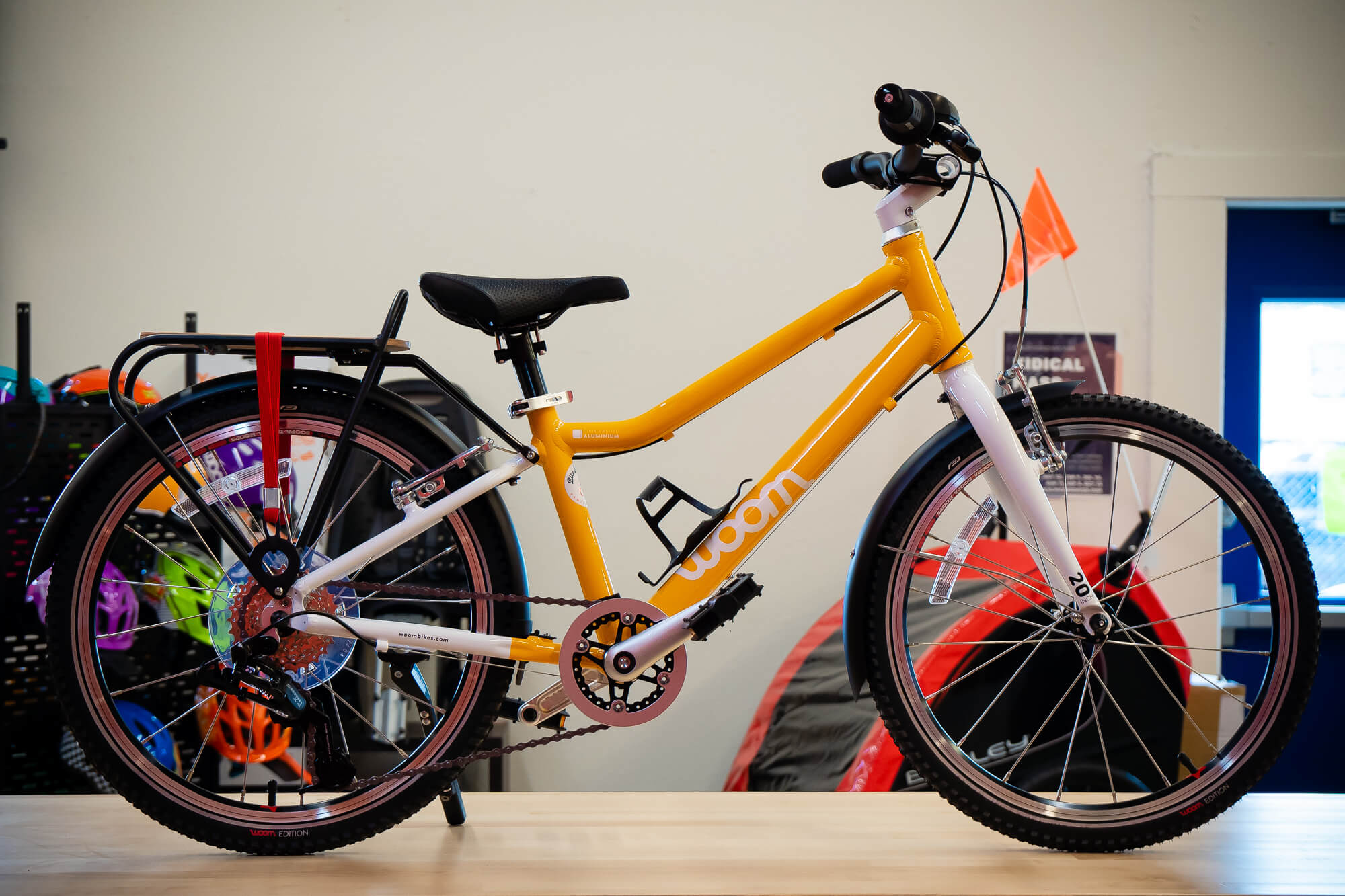 Woom Kid's Bike Fender and Rear Rack Initial Review – Bike Shop Girl